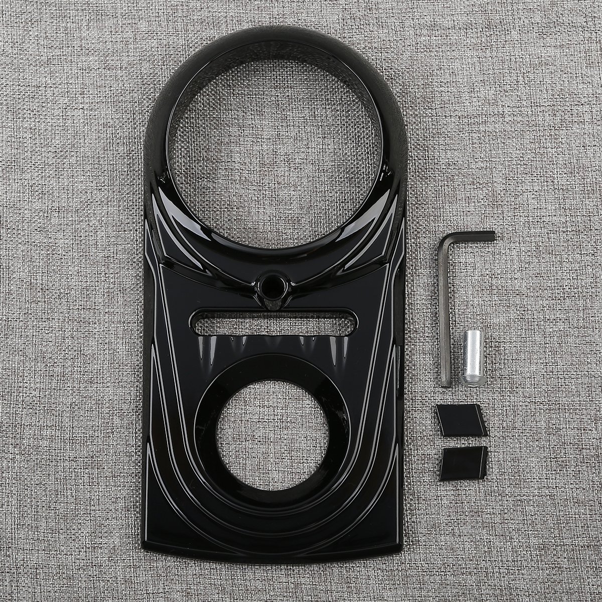 Amazon.com: XMT-MOTO Dash Panel Cover Die Cast Sculpted For Harley ...