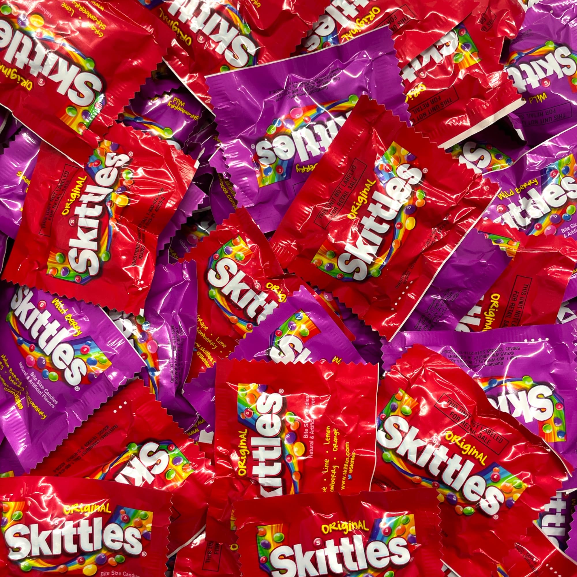 Amazon.com : Skittles Assorted - 1 Pound(16 Oz) Bulk Skittles Candy ...