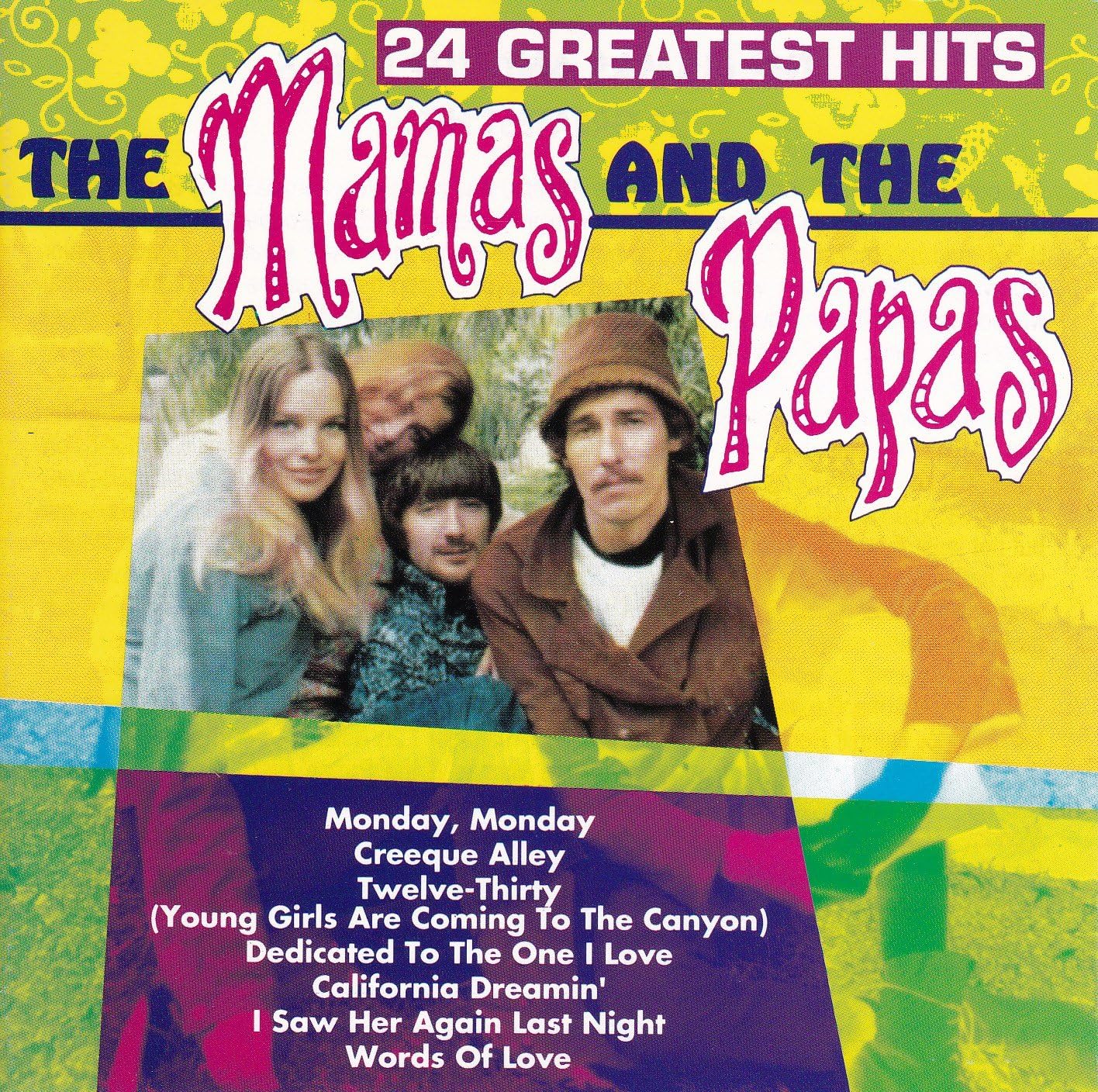 MAMAS AND THE PAPAS-24 GREATEST HITS by : Amazon.co.uk: CDs & Vinyl