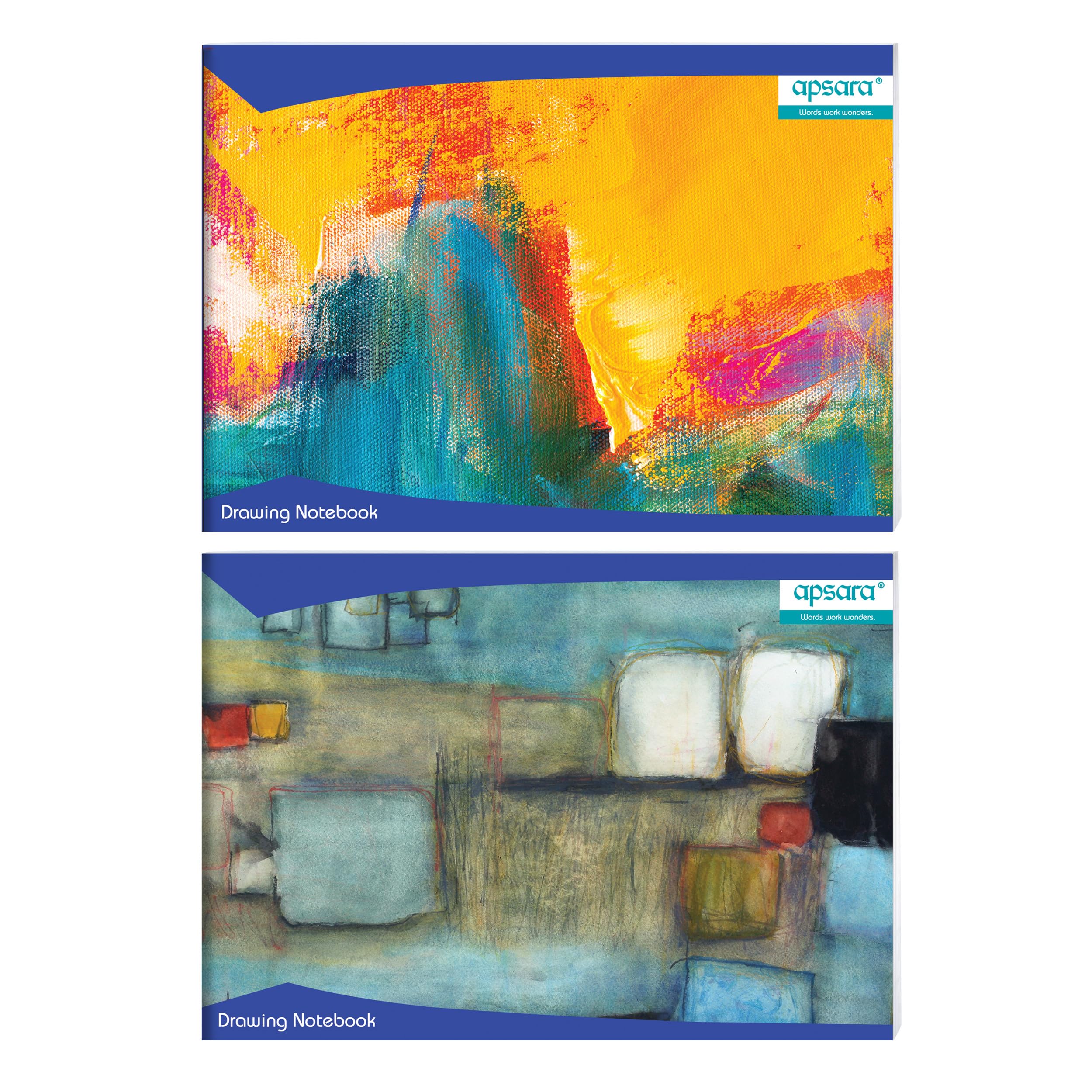 Apsara Drawing Book A4 Size | 100 Unruled White Pages 29.7 x 21 cm ...
