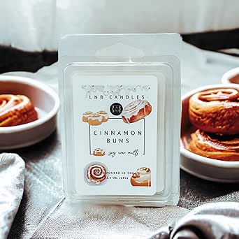 Amazon.com: 3 Pack Cinnamon Buns Made in USA Fragrance Wax Melts Luxury ...
