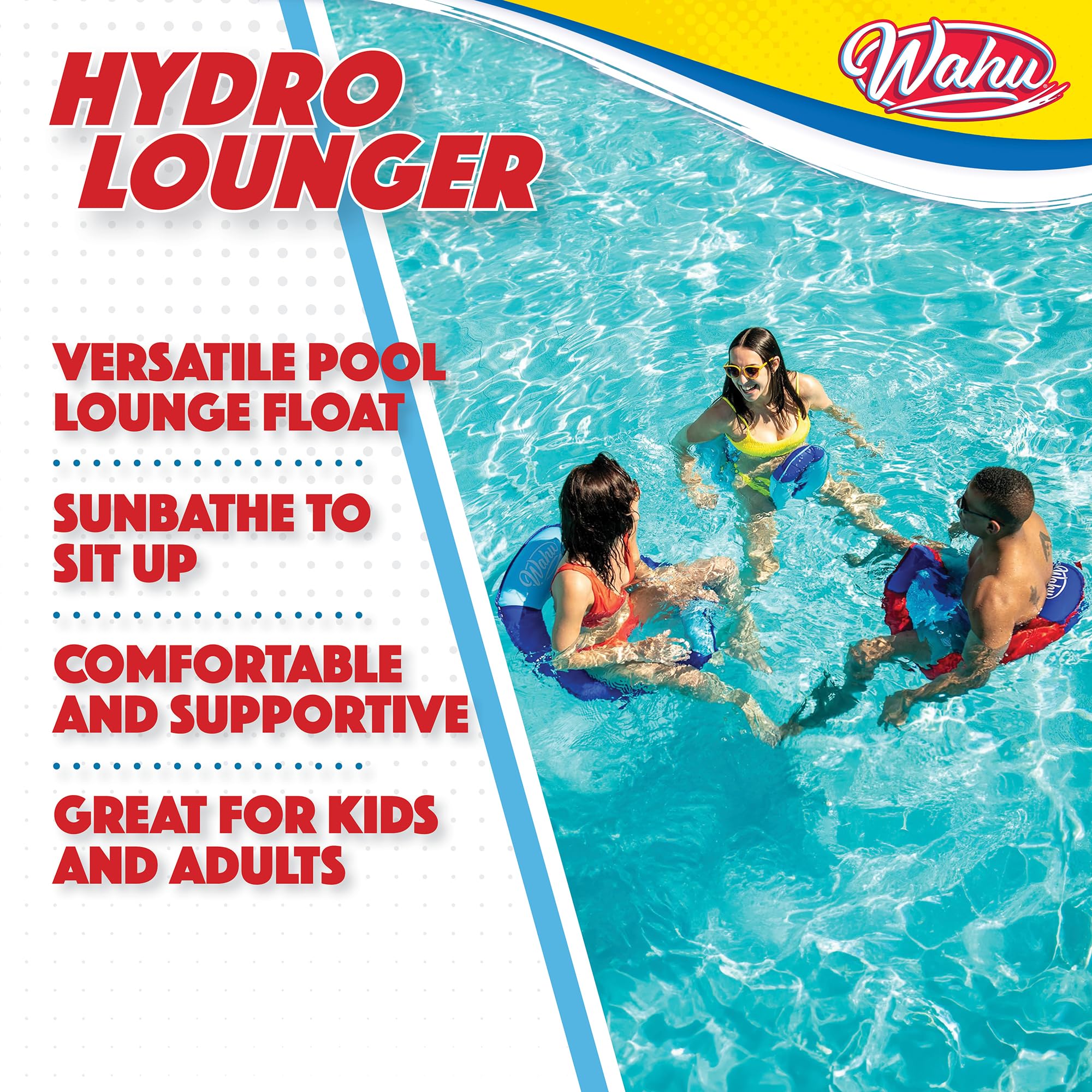 Snapklik.com : WAHU Hydro Lounger Versatile Pool Lounge Float For ...