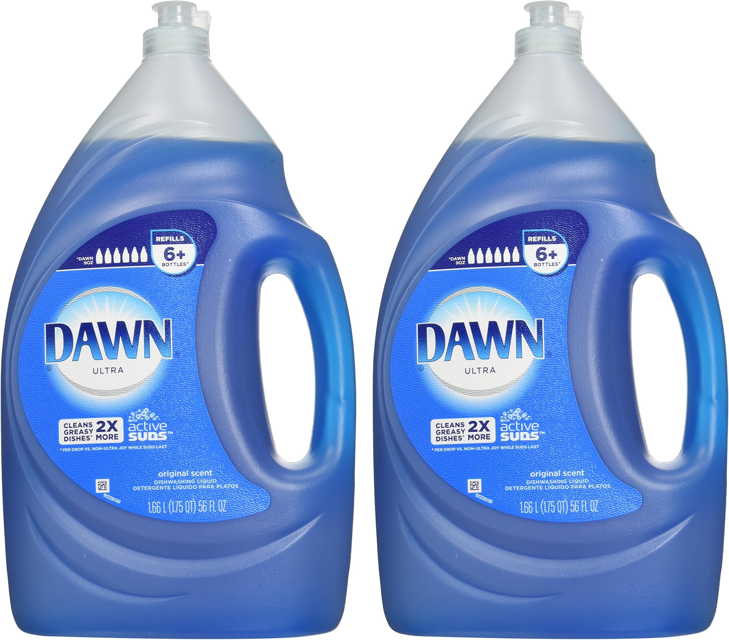 Amazon.com: 2 Pk, Dawn Ultra Original Scent Dishwashing Liquid 56 Fl Oz ...