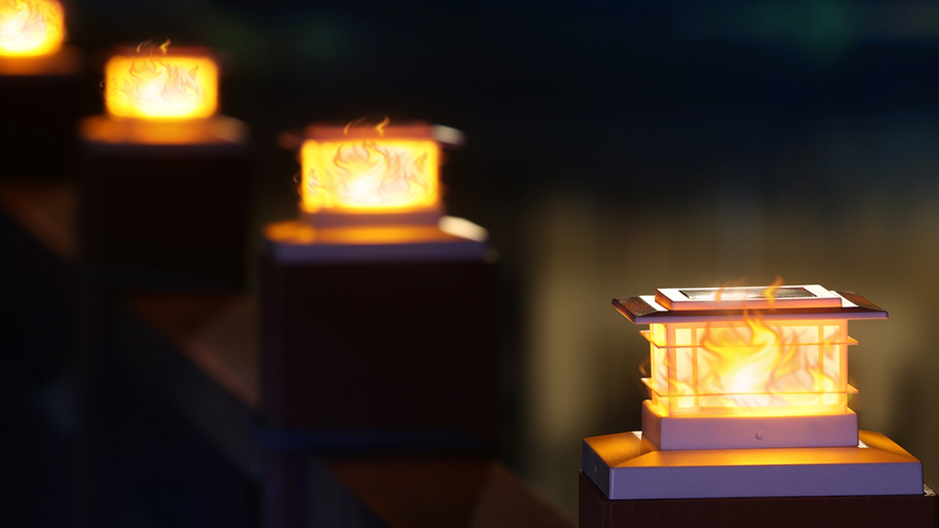 Flickering Flame Solar Light Boundbreed Solar Flame Lights - Realistic ...