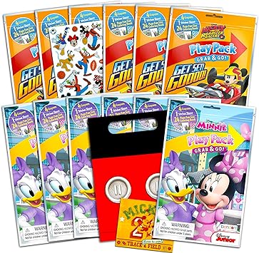 Amazon.com: Disney Mickey and Minnie Mouse Party Favor Packs ~ Bundle ...
