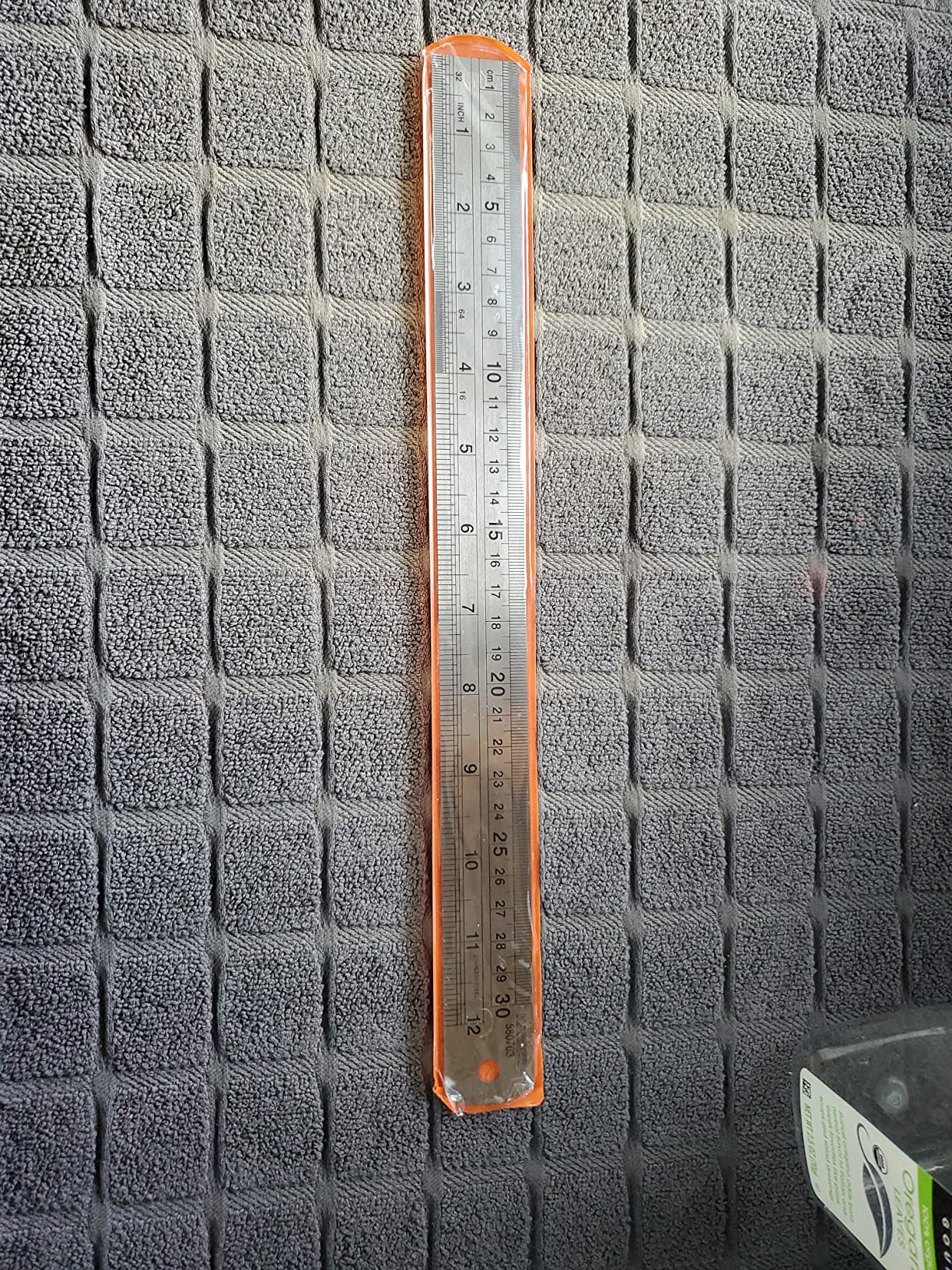 Edward Tools 12 Inch Metal Ruler - Stainless Steel SAE and MM ...