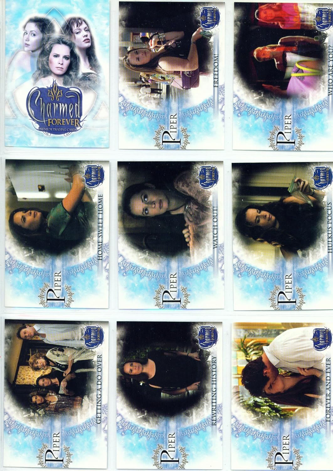 Amazon.com: Inkworks Charmed Forever Premium Trading Card Base Set ...