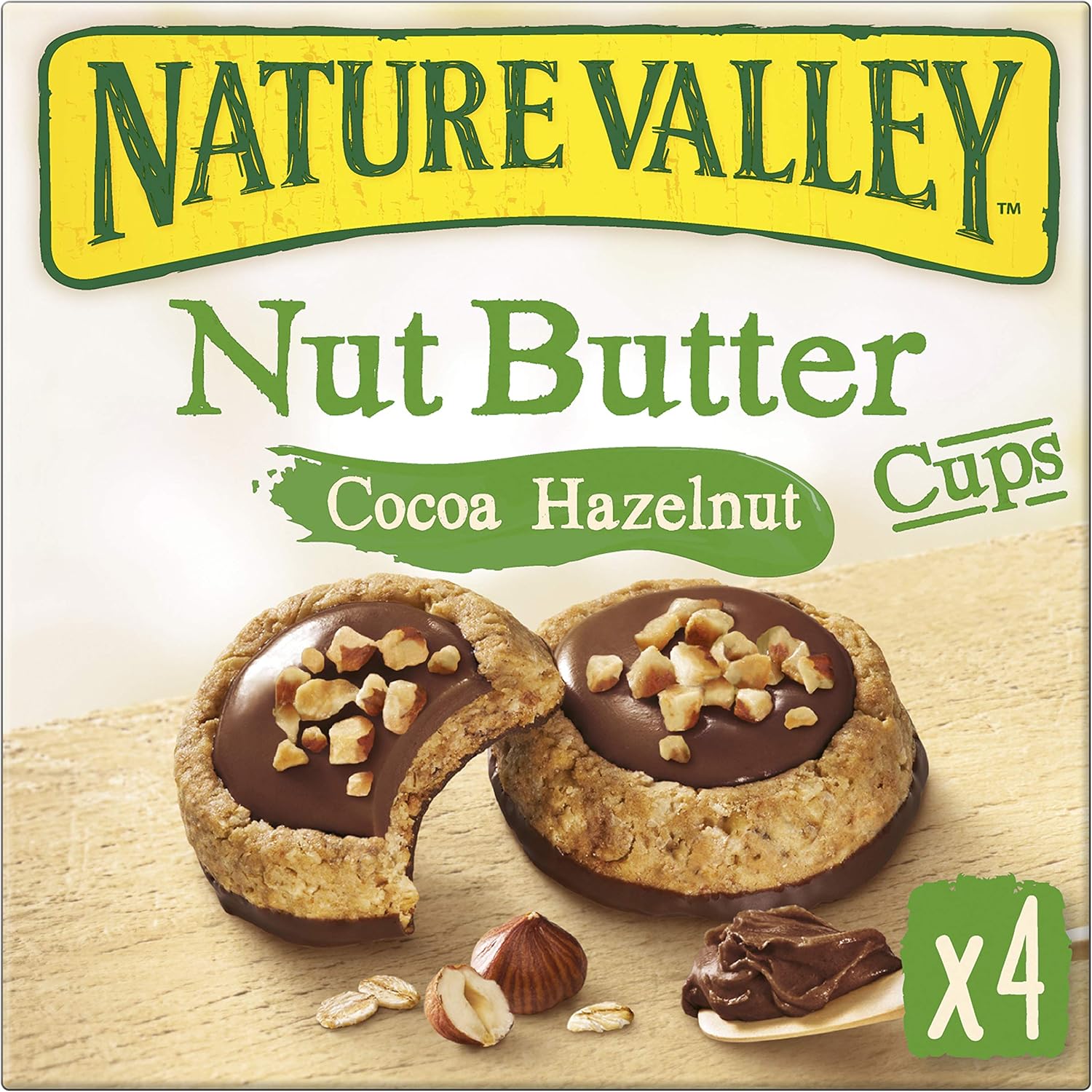 Nature Valley Nut Butter Cocoa Hazelnut Cups, 4 X 35g, 7006301045 ...