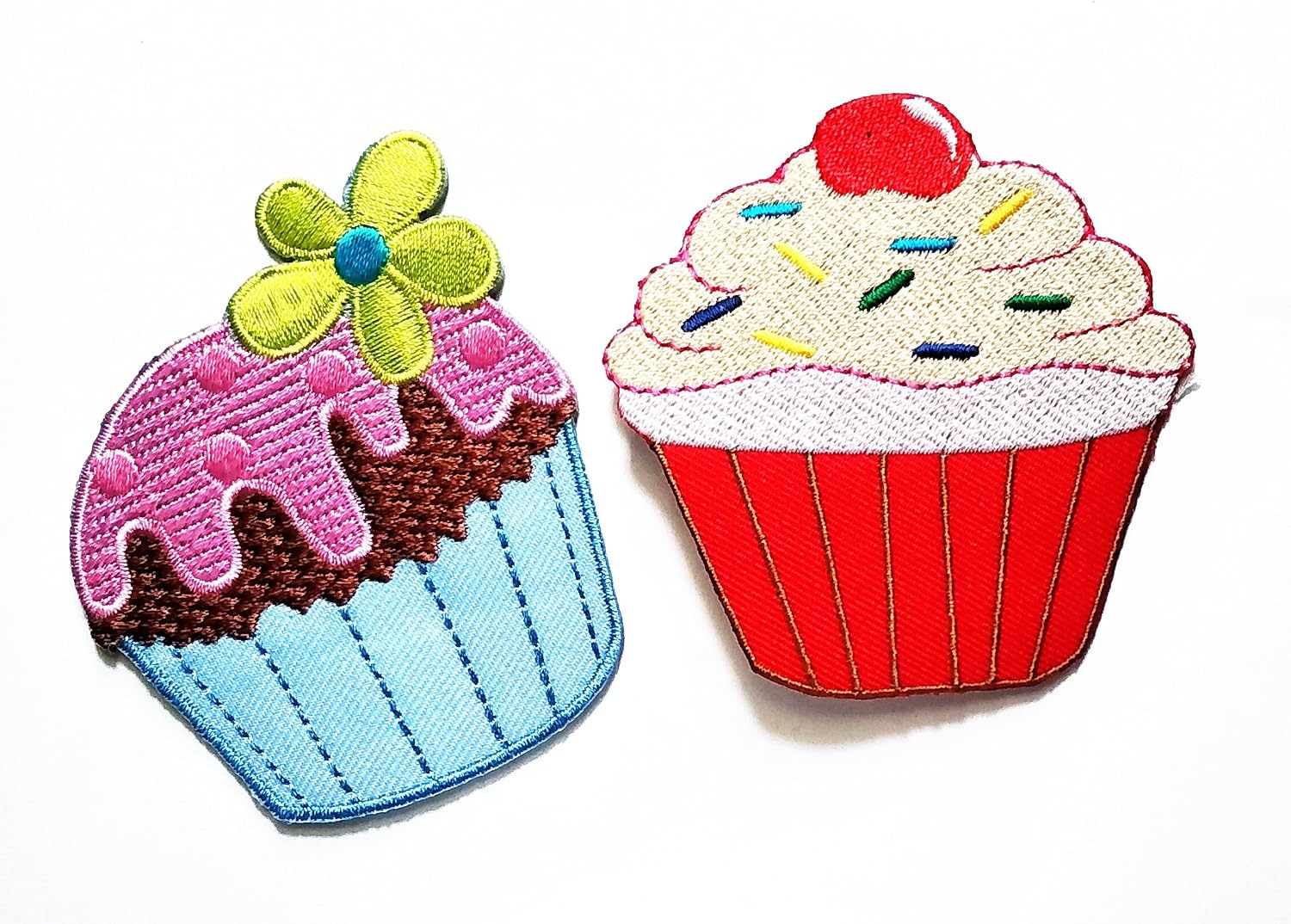 Amazon.com: HHO Set 2 Piece Fast Food and Snack Patch Fantasy Flower ...