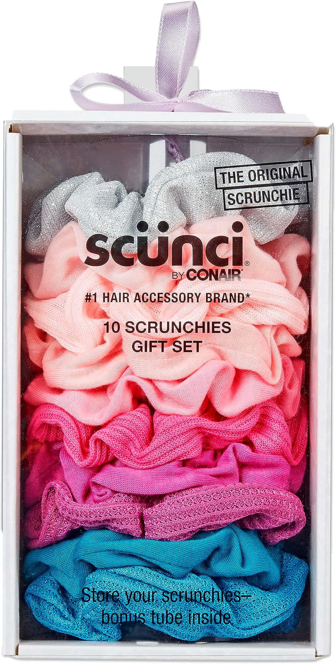 Amazon.com : Scunci by Conair Gift Set, Gift Box Under $20, Includes 10 ...