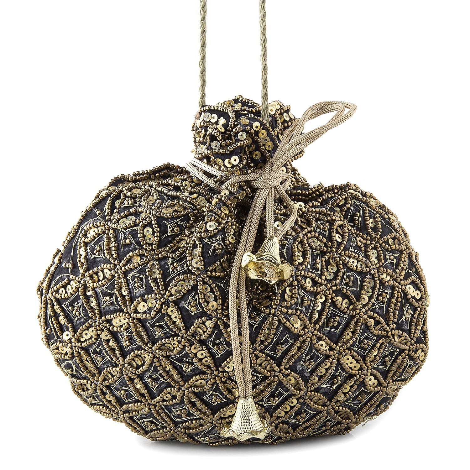 Purpledip Potli Bags Drawstring Purse (Potli02$): Handbags: Amazon.com