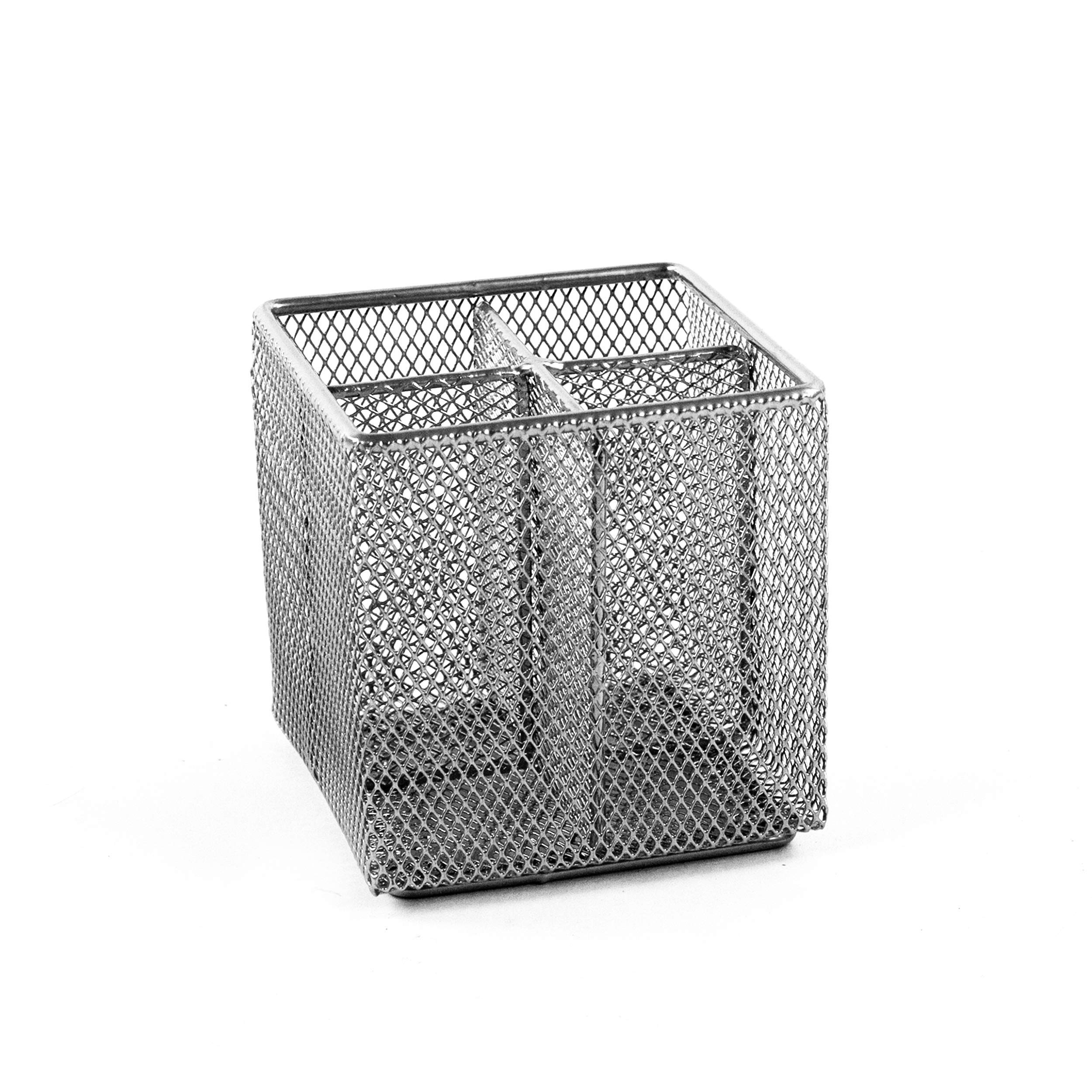 Amazon.com: Design Ideas Pencil Cube, Mesh, Silver : Office Products