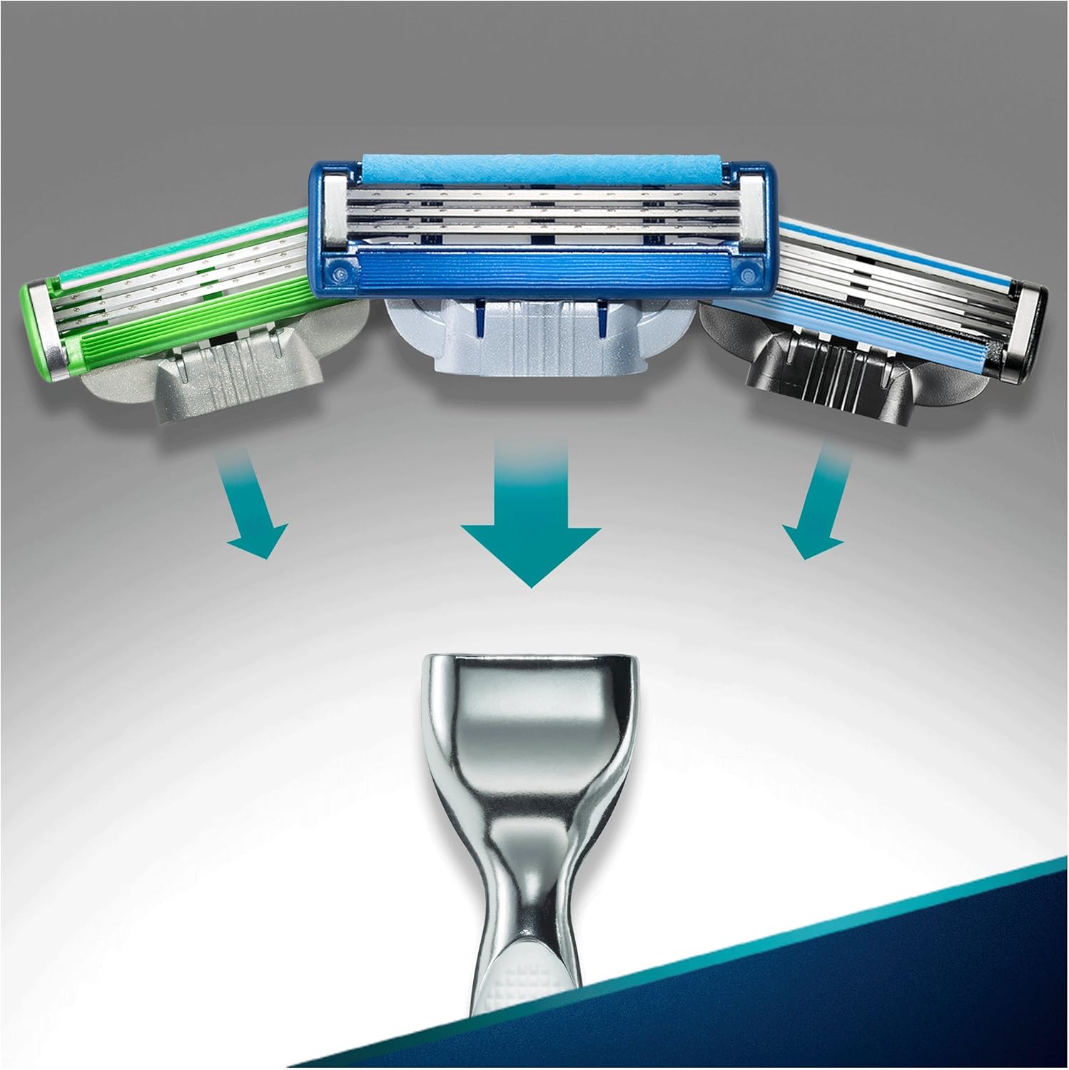 Gillette Mach3 Turbo Razor + 1 Blade For Men, With Sharper, Turbo ...