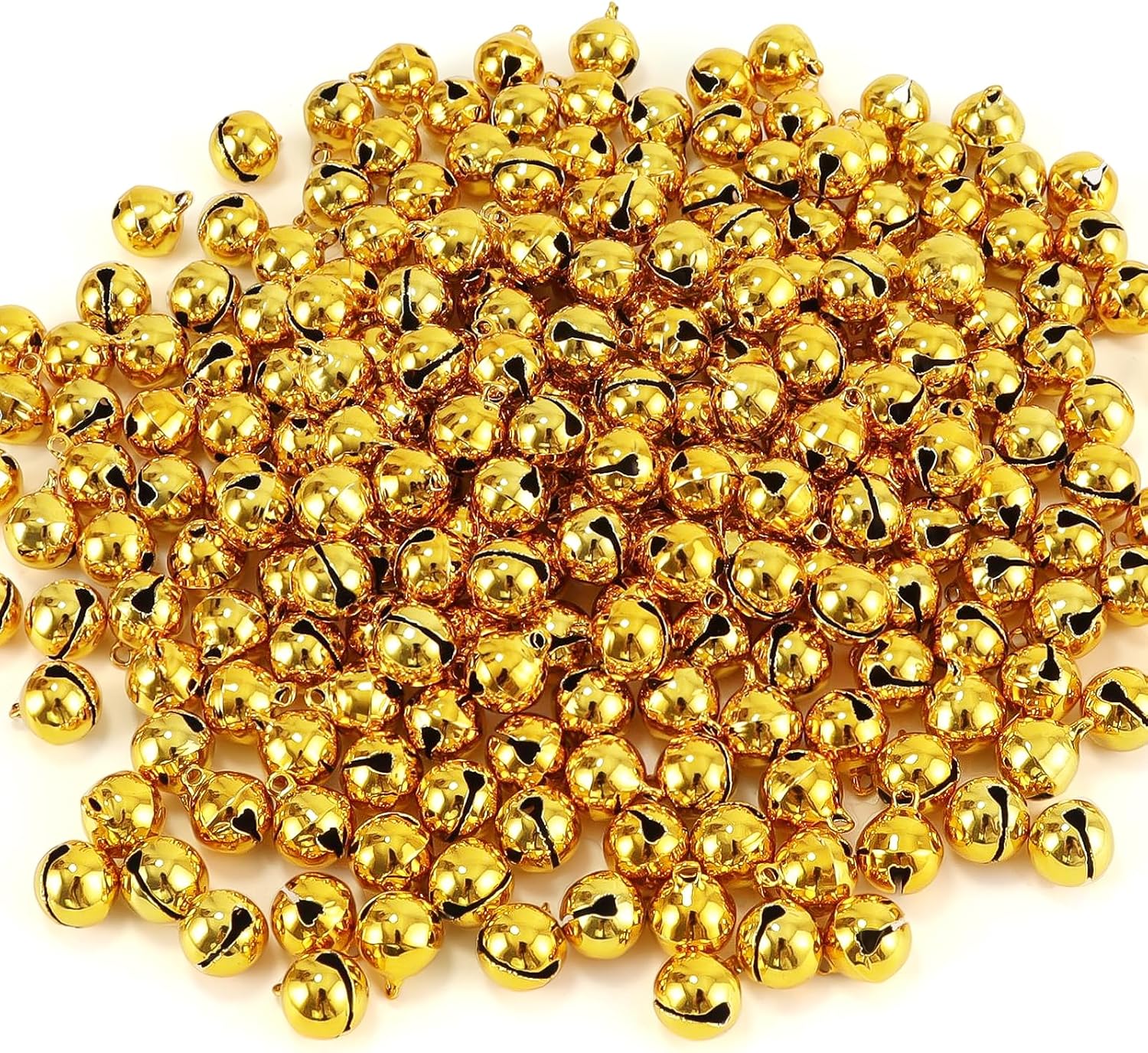 Amazon.com: 1/2 Inch Jingle Bells Small Bell Mini Bells, Tiny Crafts ...