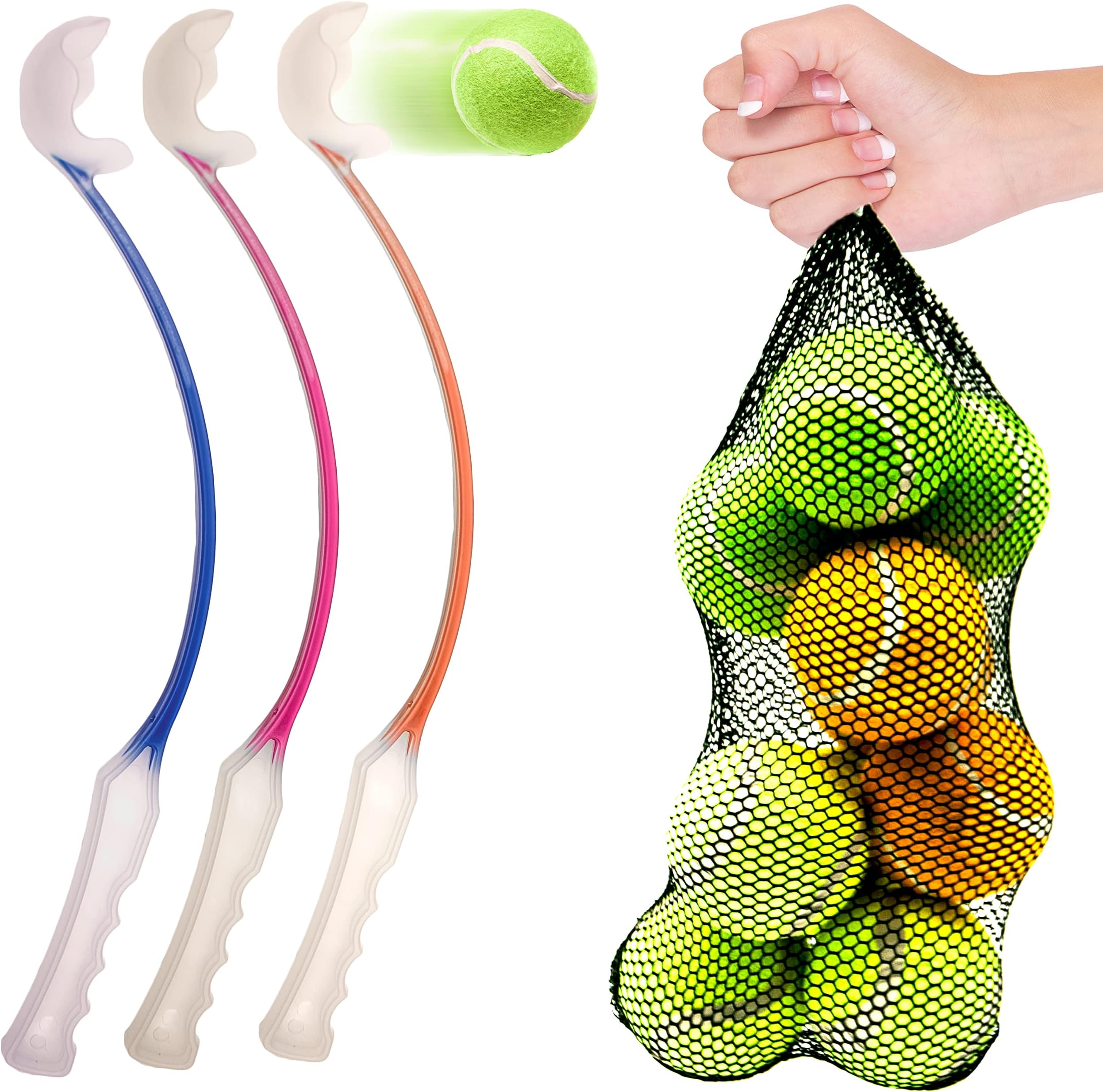 Chuckit! Fetch & Fold Dog Ball Launcher Pick Up and Throw Hands Free ...