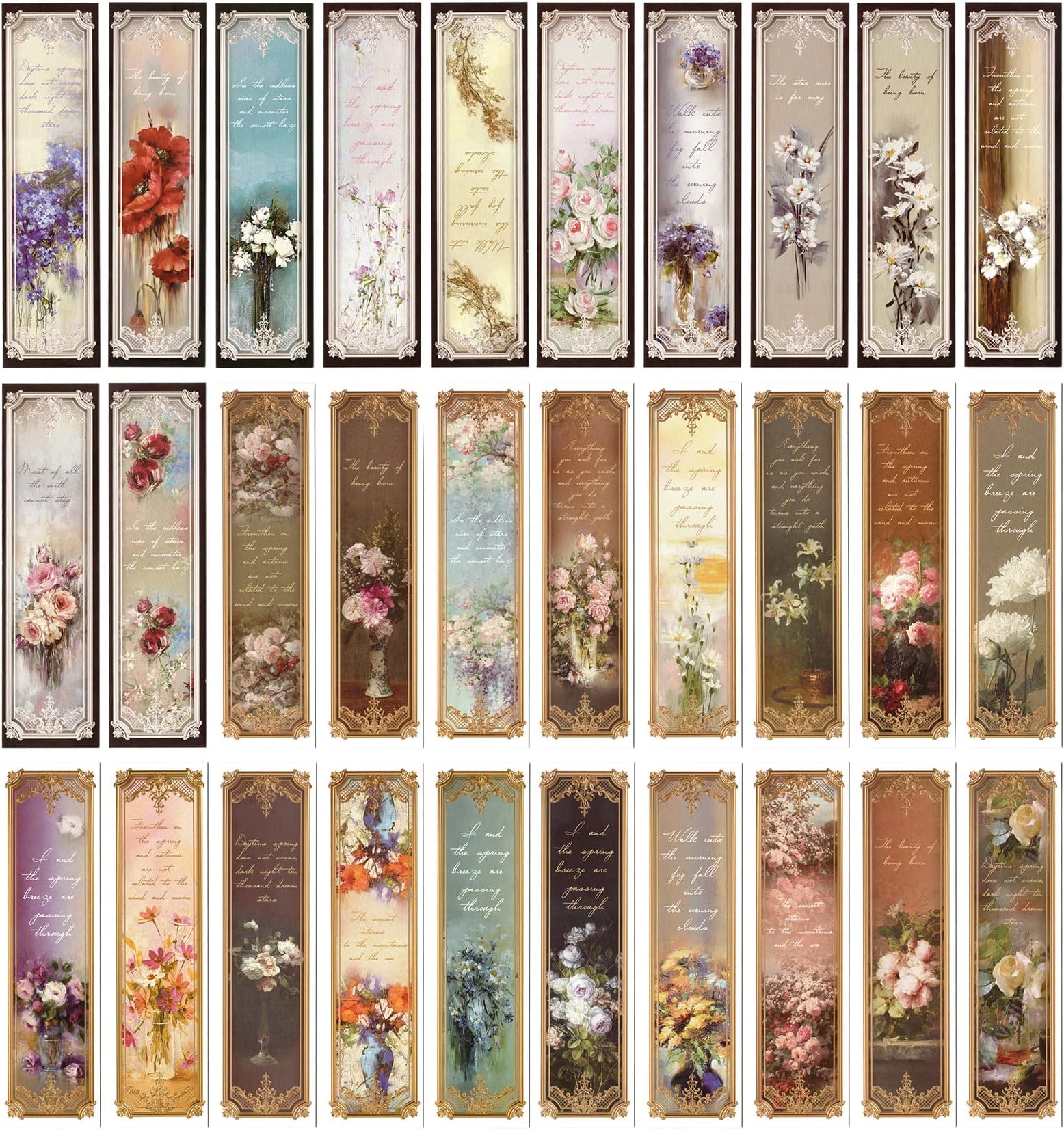 Amazon.com: Vintage Style Bookmarks for Women Men, 30PCS (Gentle ...