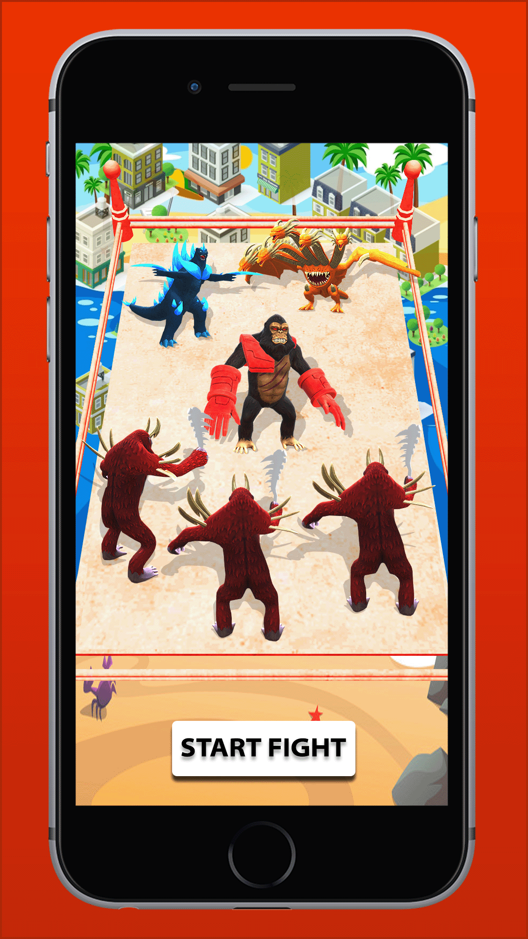 Giant Kaiju Master! Monsters Battle Angry Gorilla Fighting-Amazonアプリストアのアプリ