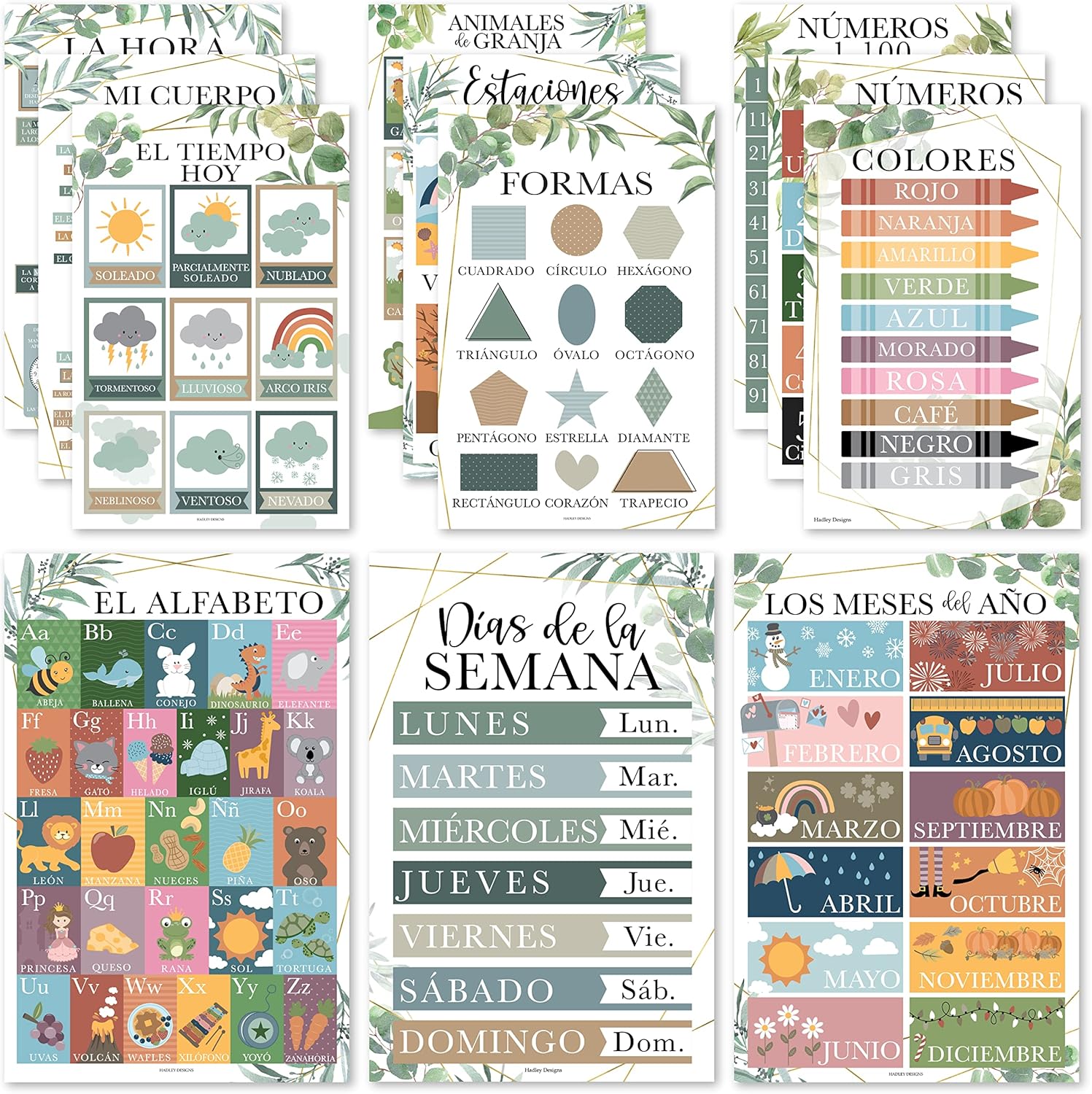 Hadley Designs Spanish Classroom Decorations - 12 Philippines | Ubuy