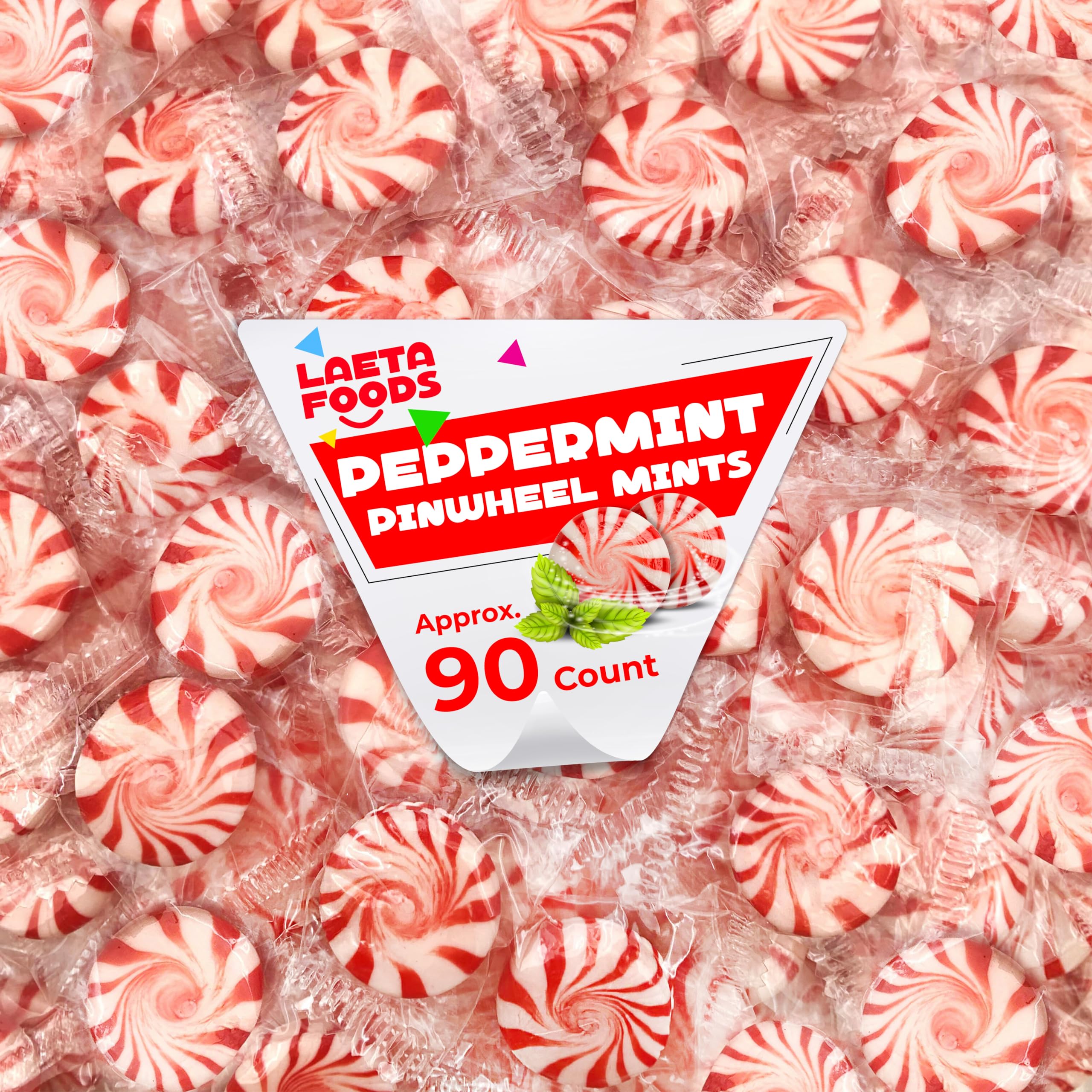 Snapklik.com : Starlight Peppermint Candy Mints 1 Pound Bag - Approx 90 ...