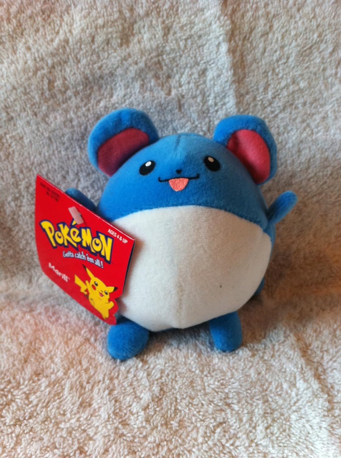 Amazon.com: Hasbro Pokemon Bean Bag Plush - Marill : Toys & Games