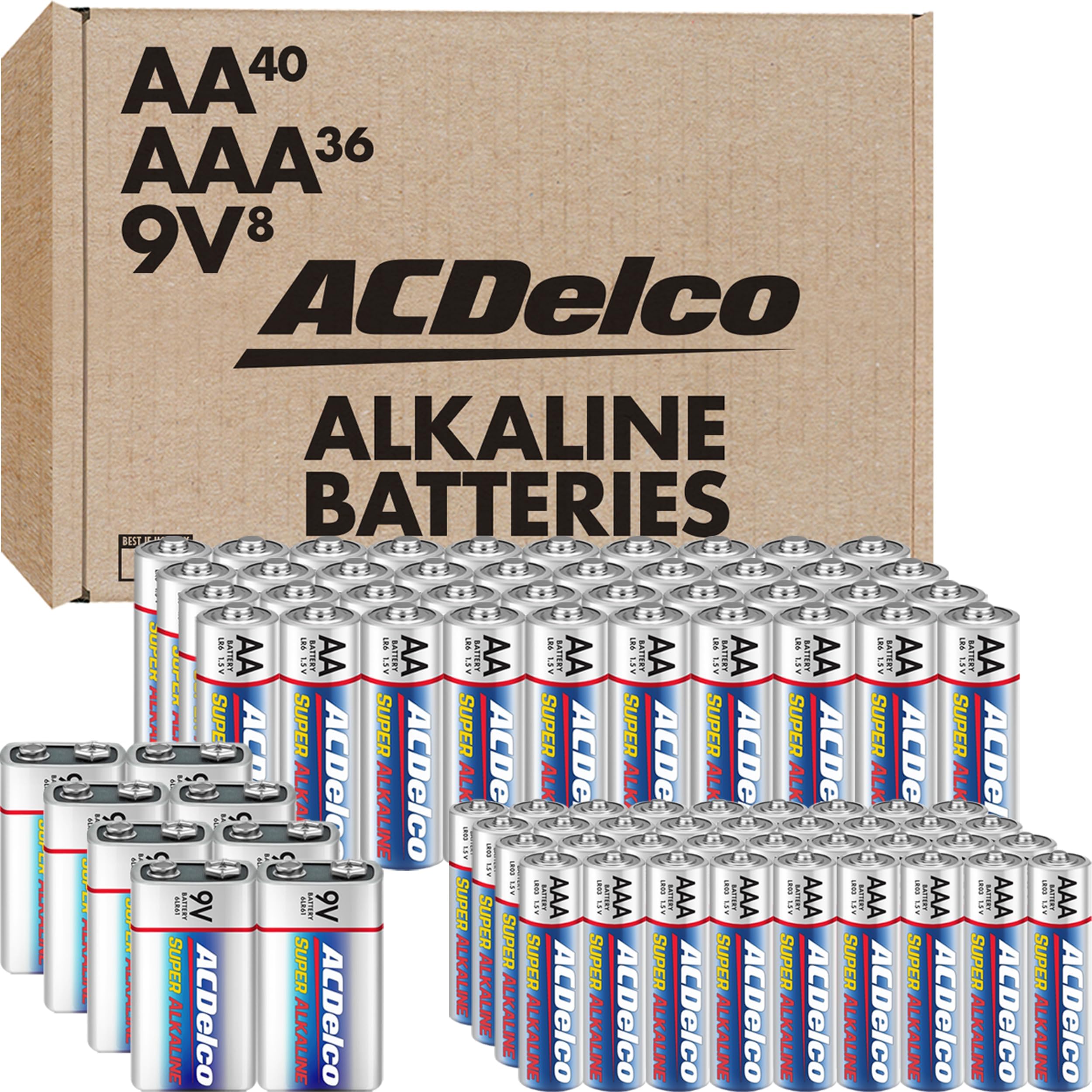 Amazon.com: Better Battery Co. Variety Pack – AAA & AA & 9V Mixed ...