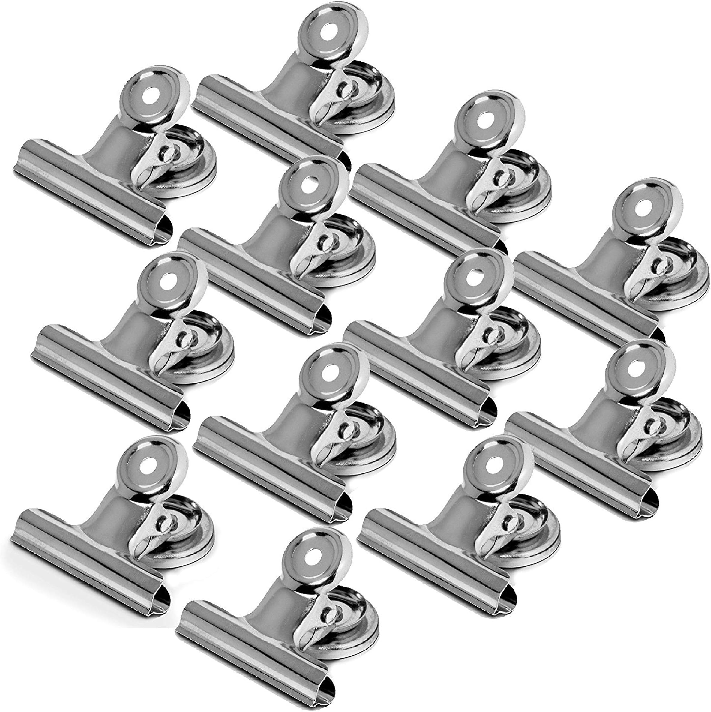 MATANA - 24 Multi-Use Strong Magnetic Fridge Clips Magnet Holder for ...