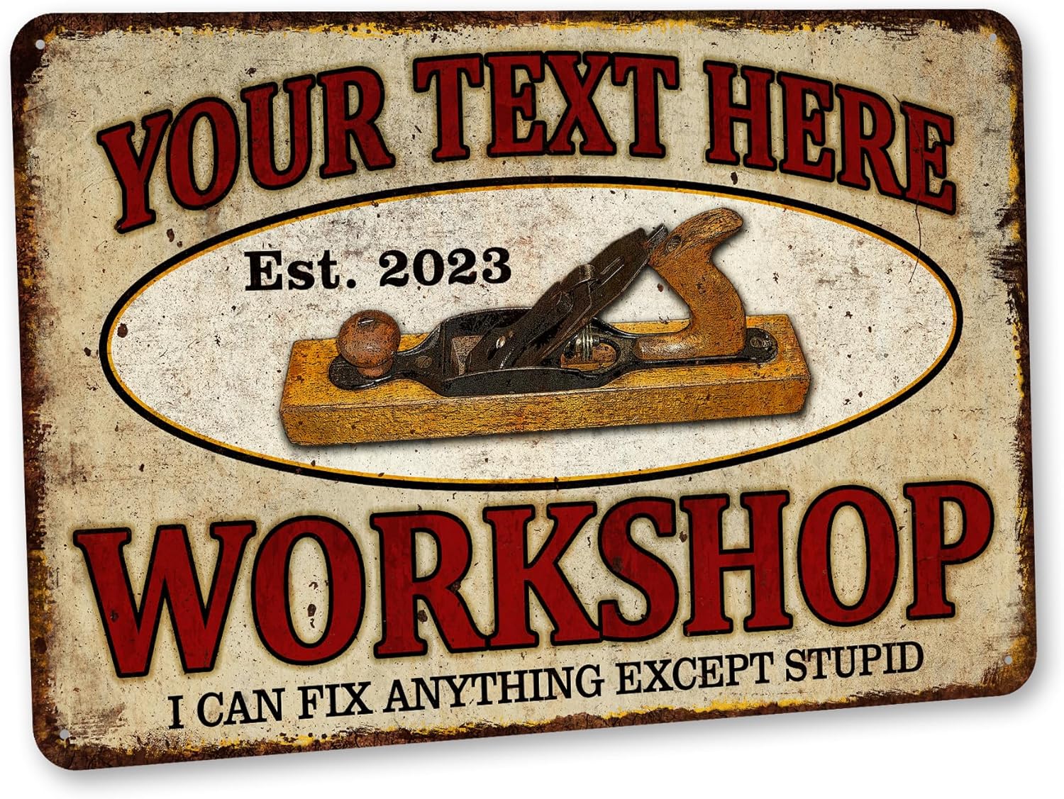 Amazon.com: Custom Workshop Sign Garage Décor Personalized Sign Shop ...