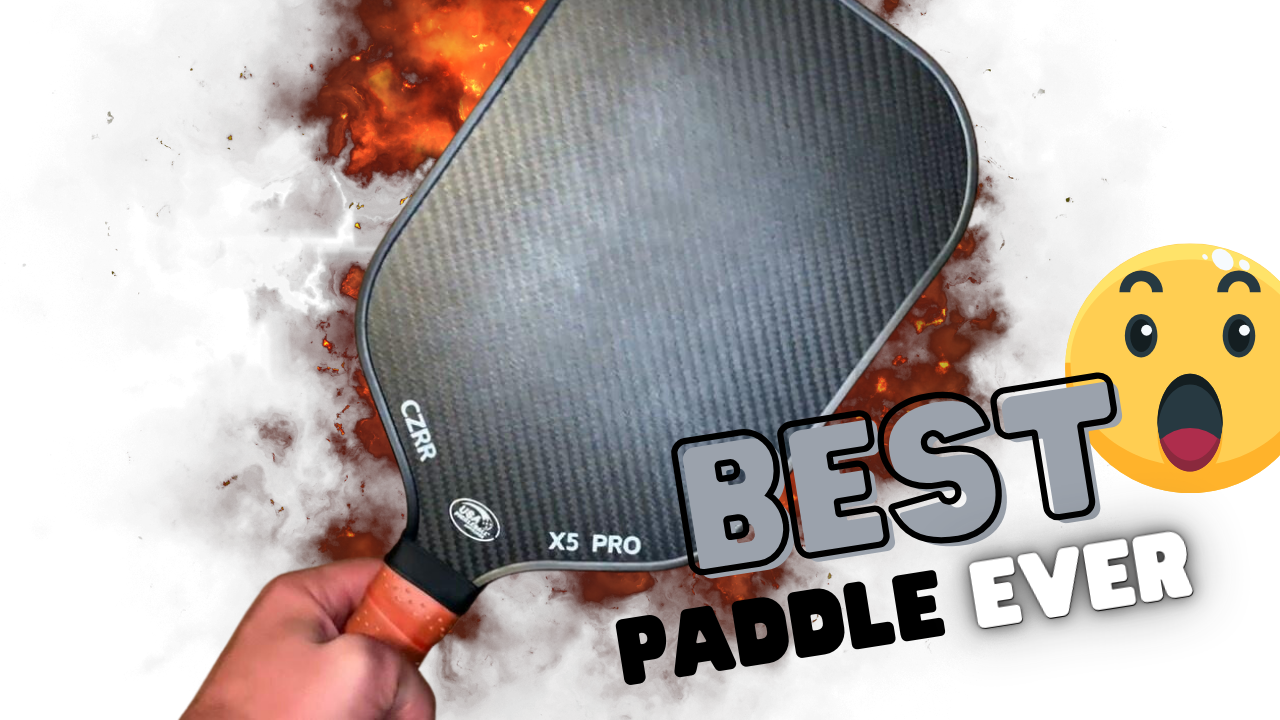 Watch CZRR X5 Pro Pickleball Paddle Review! on Amazon Live