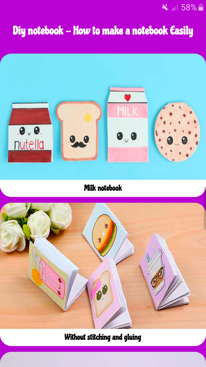 Diy notebook - How to make a notebook Easily - App on Amazon Appstore