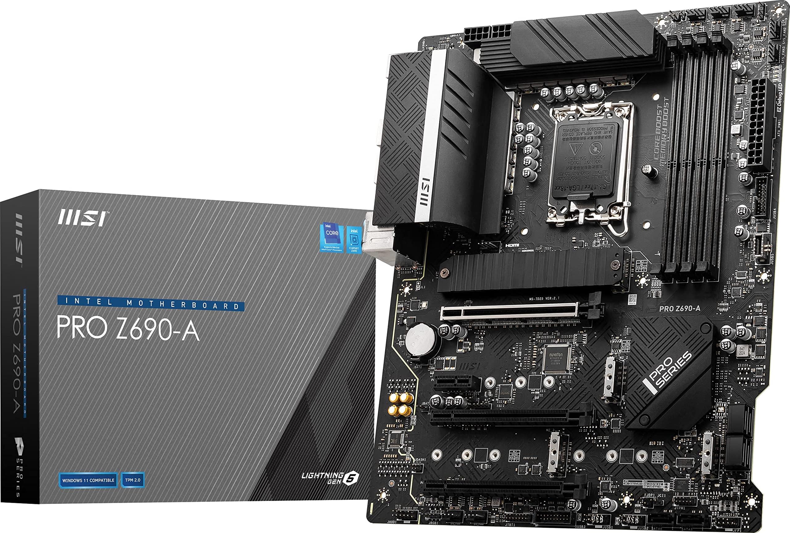Amazon.com: MSI Z490-A PRO ProSeries ATX Motherboard (10th Gen Intel ...