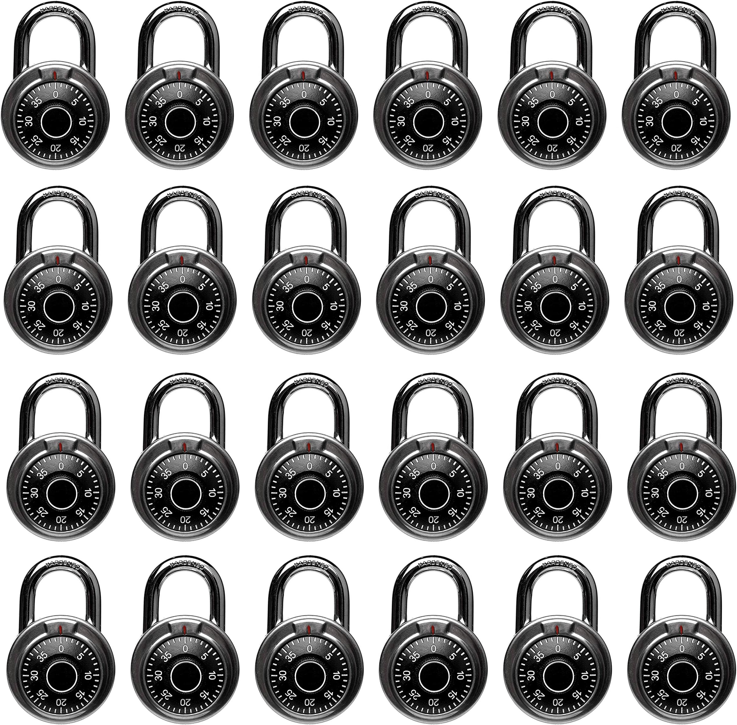 LQYN Standard Dial Combination Lock, Black Turnplate 2 in. Wide; Fixed ...