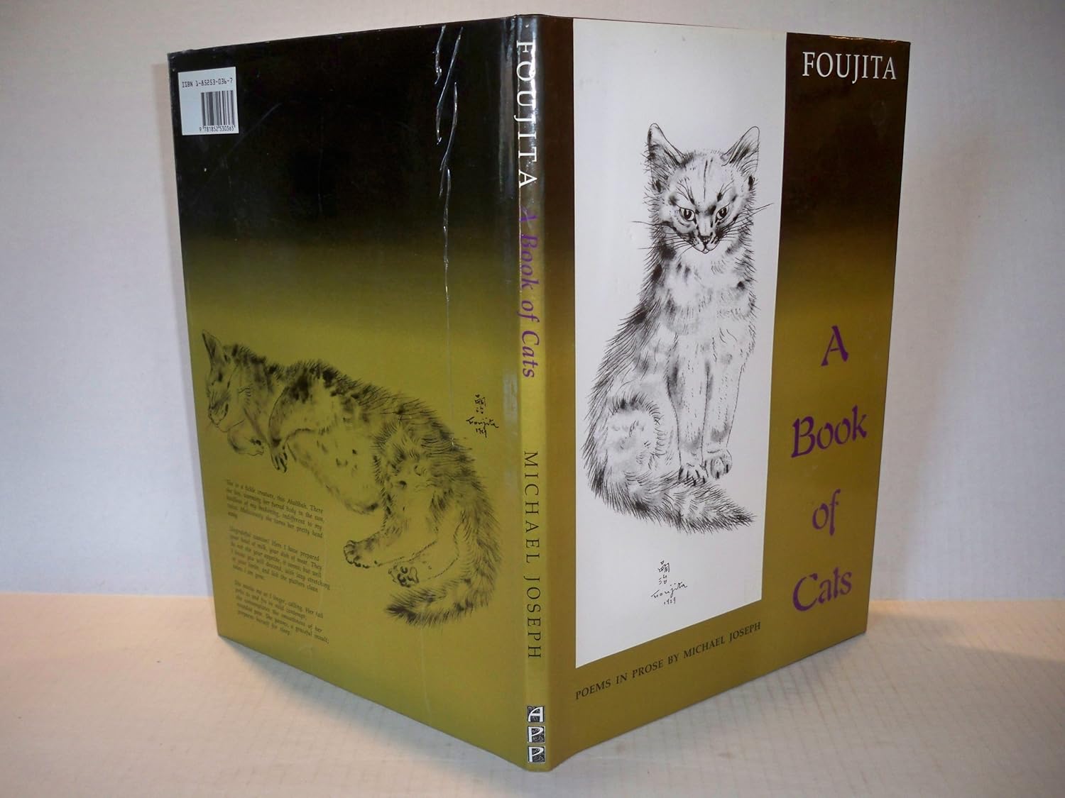 A Book of Cats: Twenty Drawings by Foujita with Poems in Prose: Amazon ...