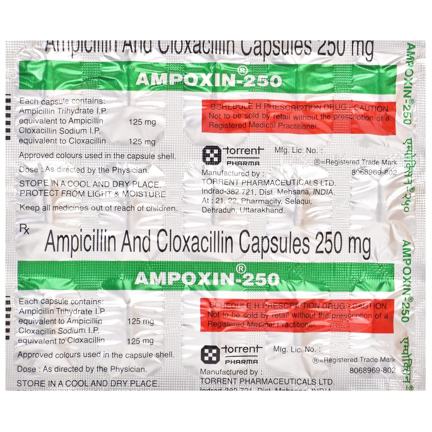 Ampoxin 250 - Strip of 15 Capsules : Amazon.in: Health & Personal Care
