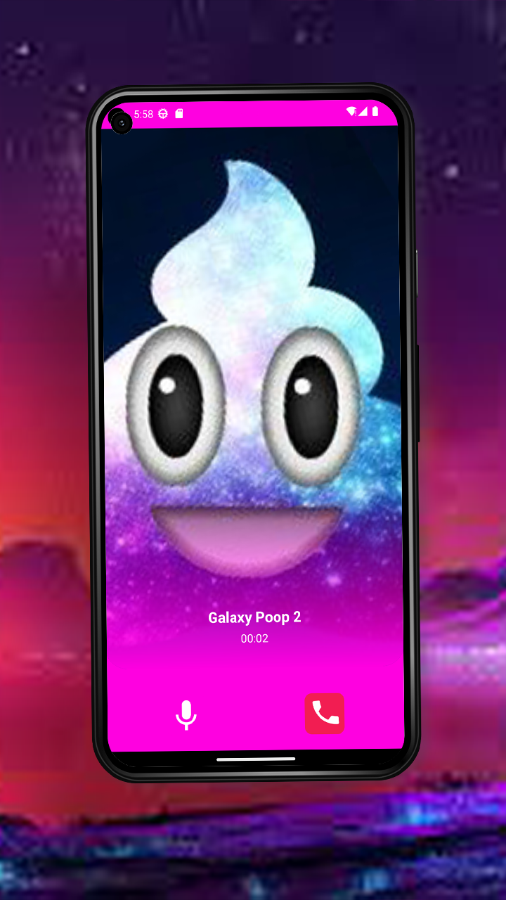 Incoming Video Call From Galaxy Poop Fake Video Voice Call & Texting ...