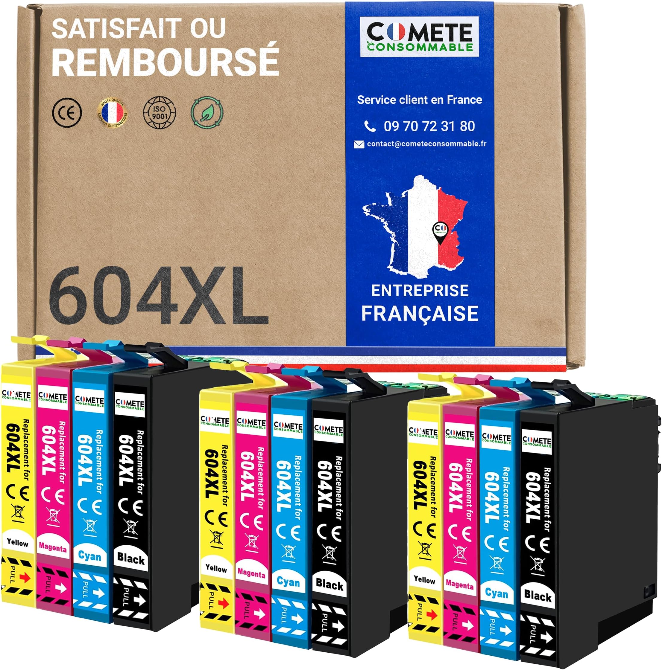 Epson Cartouche d'encre Originale 604XL Noir : Amazon.fr: Informatique