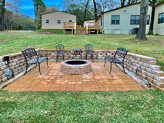 Amazon.com : Patio Sense 63284 Decatur Cast Aluminum Patio Bench Heavy ...