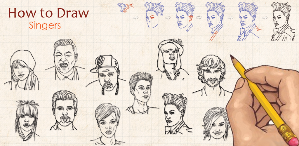 Easy Famous People To Draw Famous People Drawing YouTube