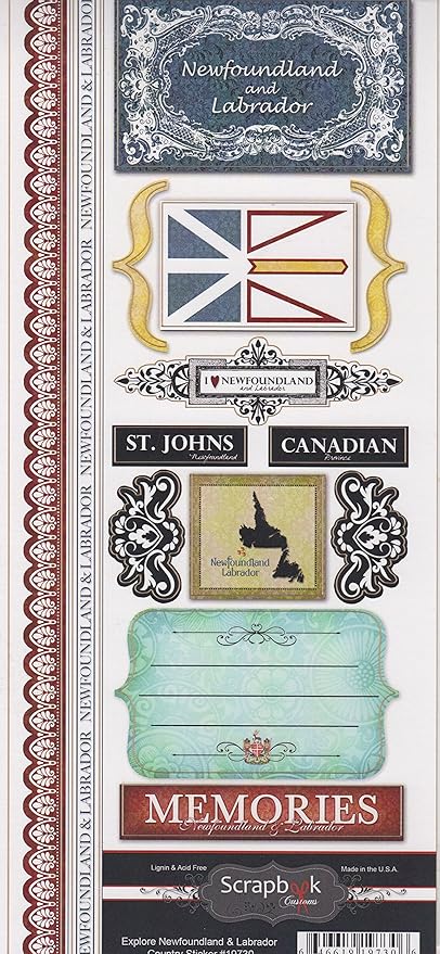Amazon.com: Newfoundland & Labrador Explore Country Canada Scrapbook ...