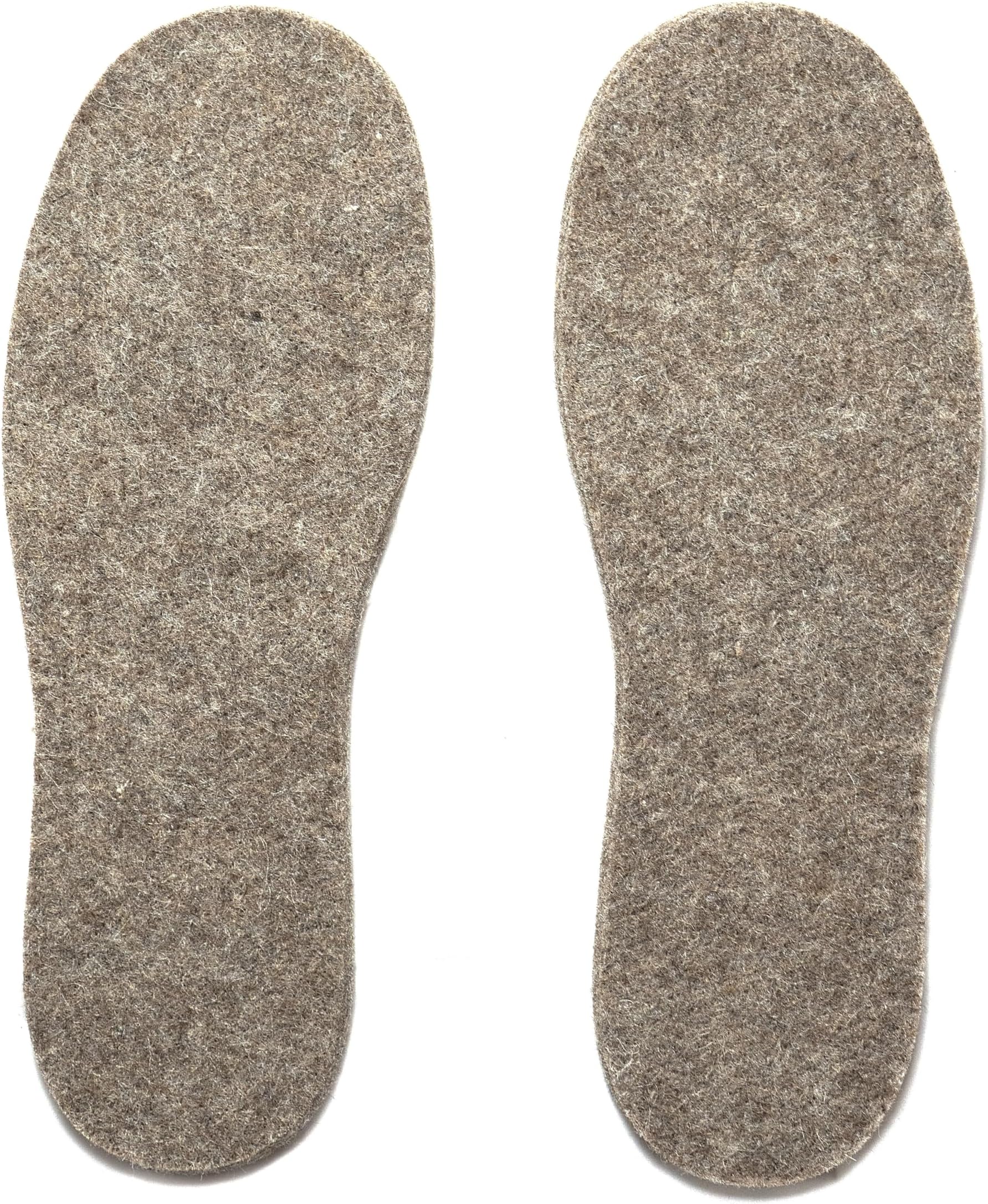 Amazon.com: Soft Alpaca Wool Felt Winter Warm Shoe Boot Insoles ...