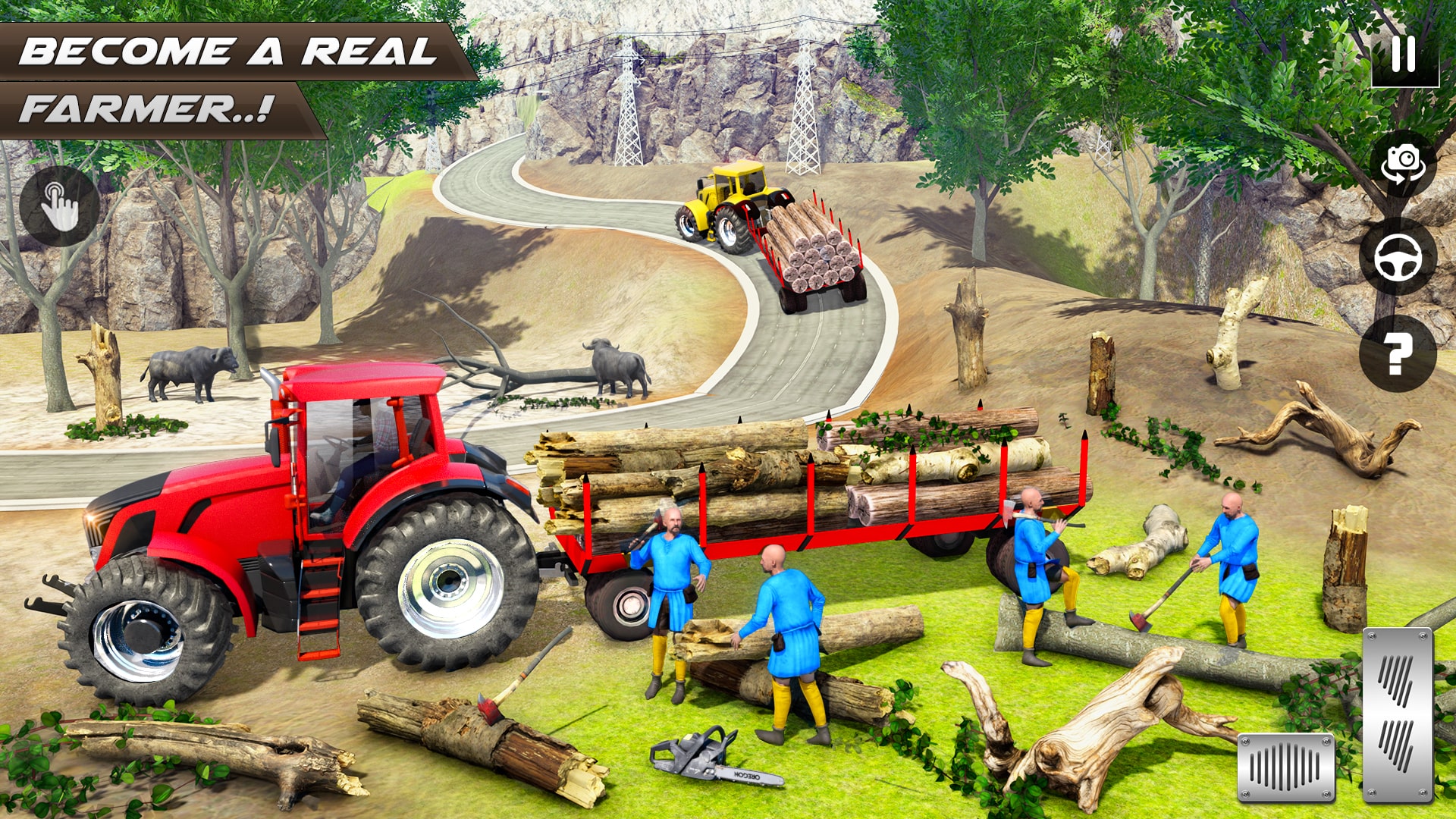Real Farming Simulator: Tractor Game 3D - Farmer Life Farm Goods Animal ...