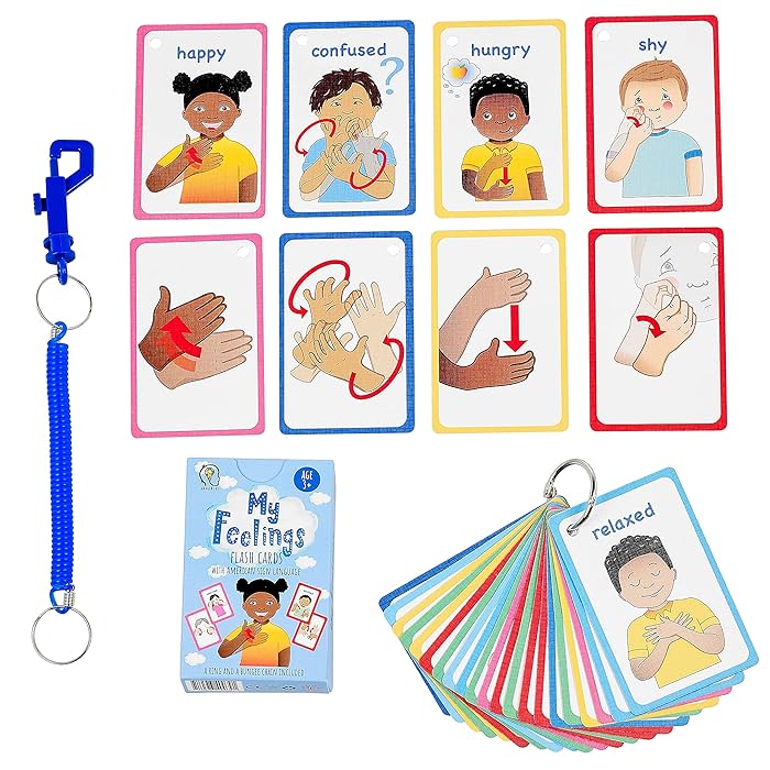 Buy My Feelings and Emotions ASL Cards for Speech Delay Non-Verbal or ...