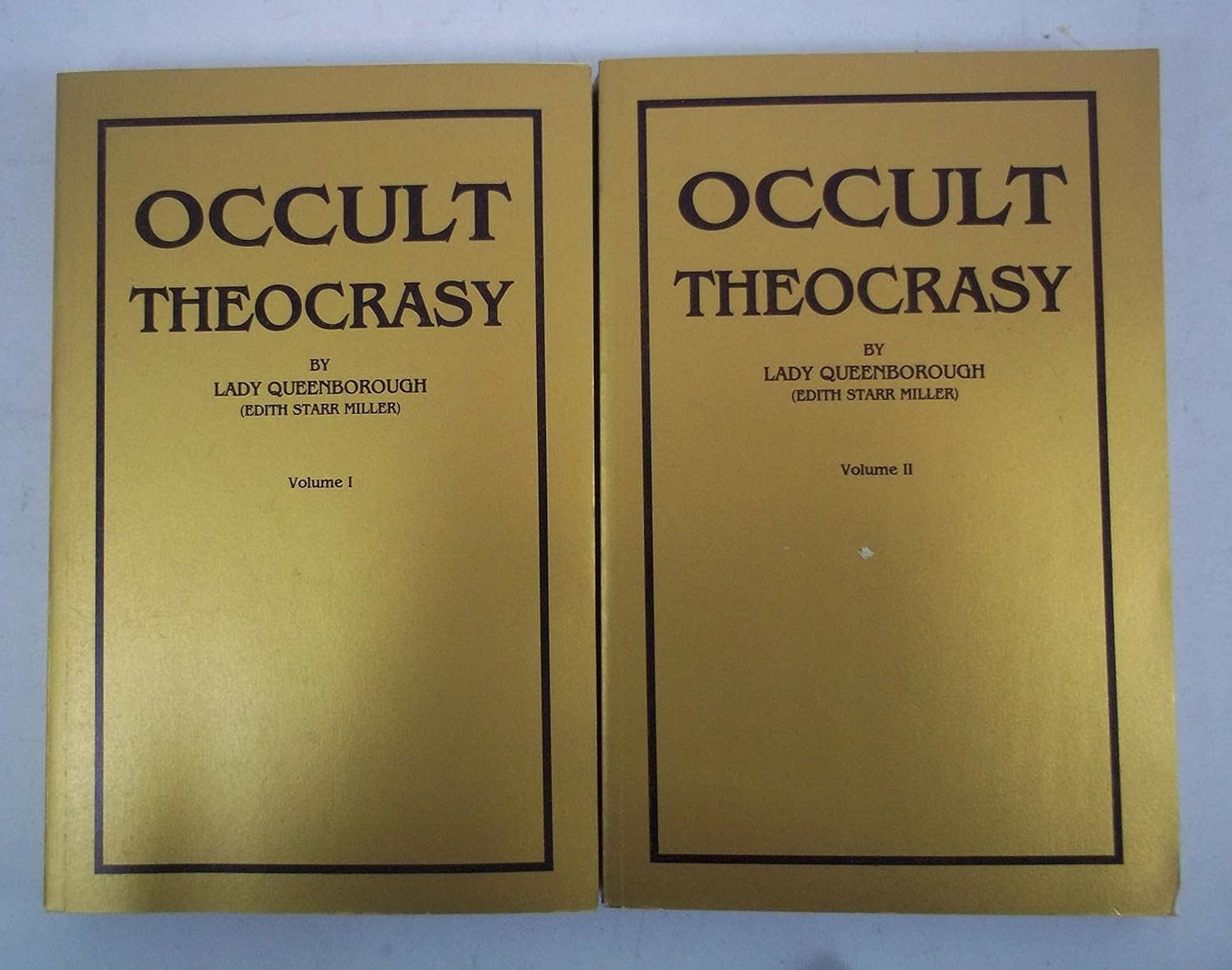 Occult Theocrasy, Volume I and Volume II: unknown author: 0705625401835 ...