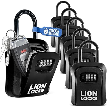 Combo Realtor Lockbox [12 Pack] by SimbaLux Quality 4 Digit Numeric ...