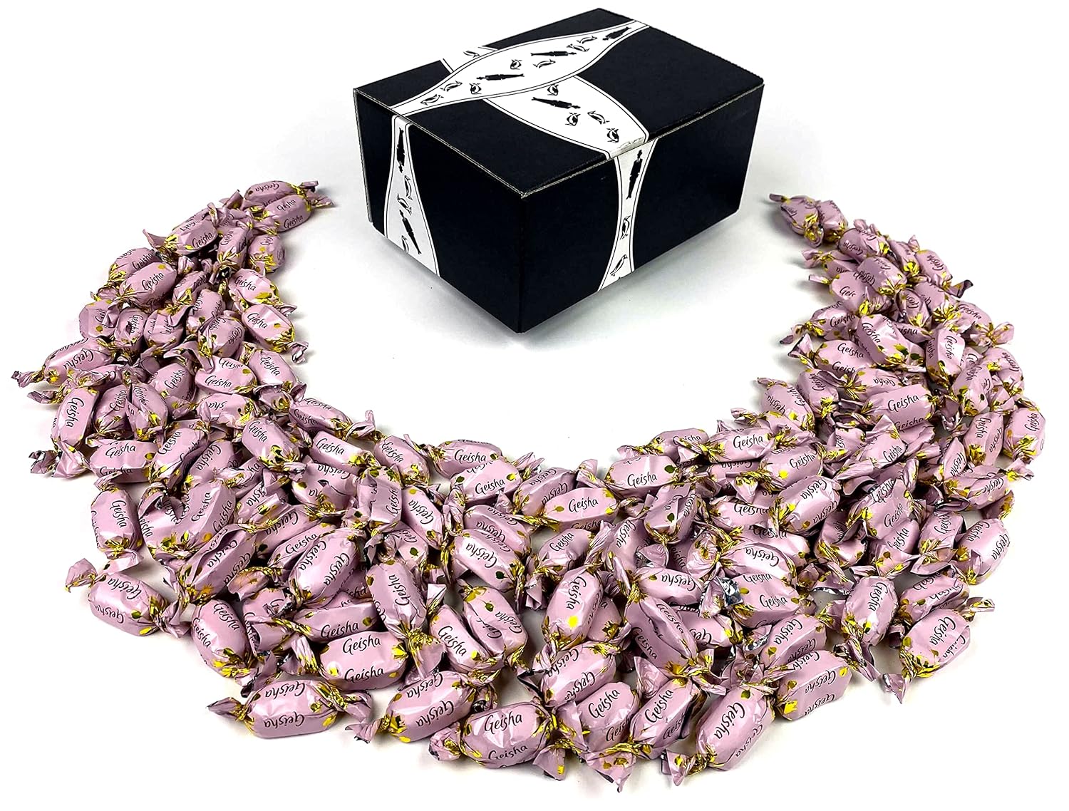 Buy Fazermint Geisha Chocolate Hazelnut Candy, 2 lb Bag in a BlackTie ...