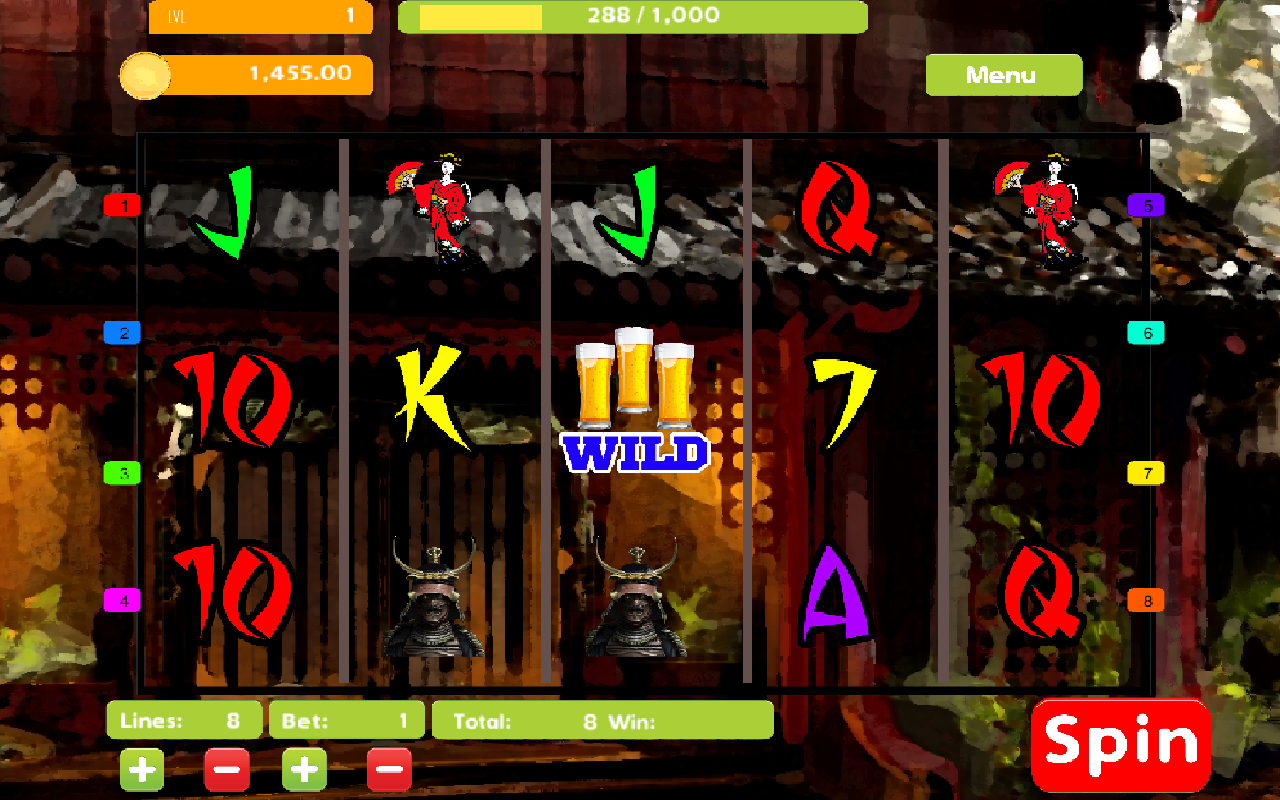 Dark Japan Samurai Warrior Ninja Shogun Hero Battle Lucky Casino Slot ...