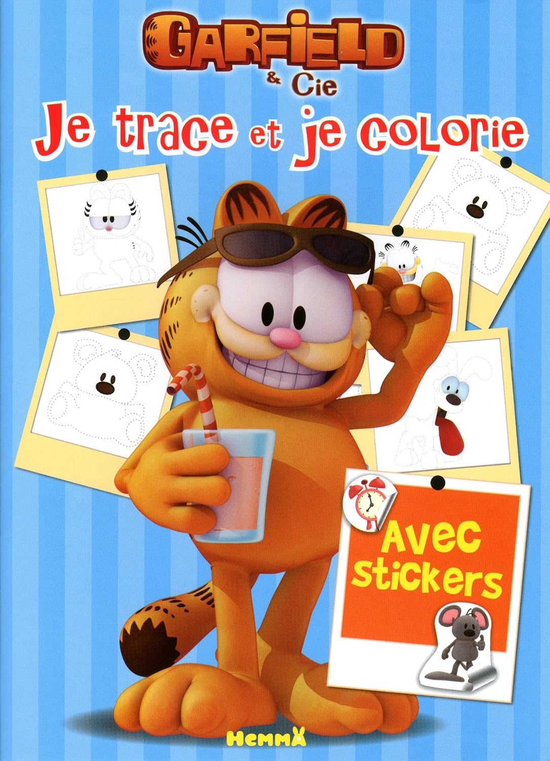 Je trace et je colorie: Garfield & Cie : Hemma: Amazon.fr: Livres