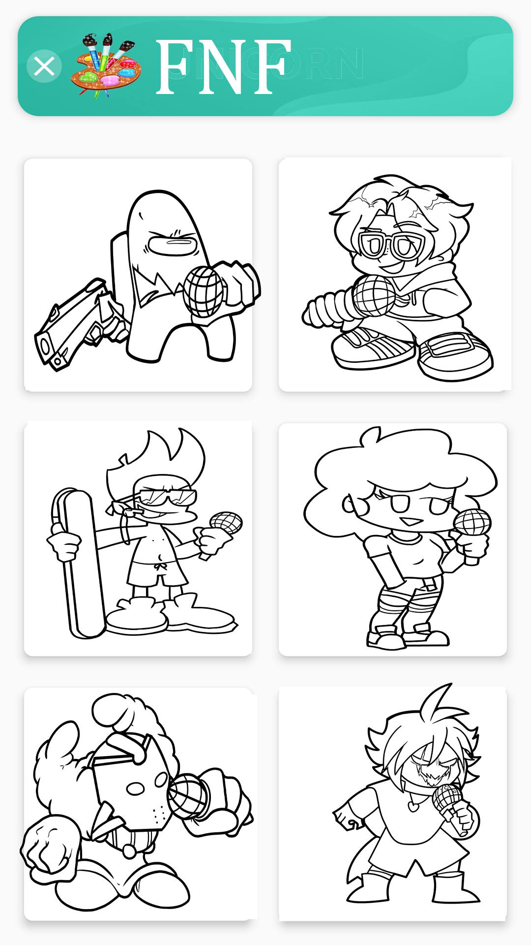 Glitter Fnf coloring Pages - Aplicativo na Amazon Appstore