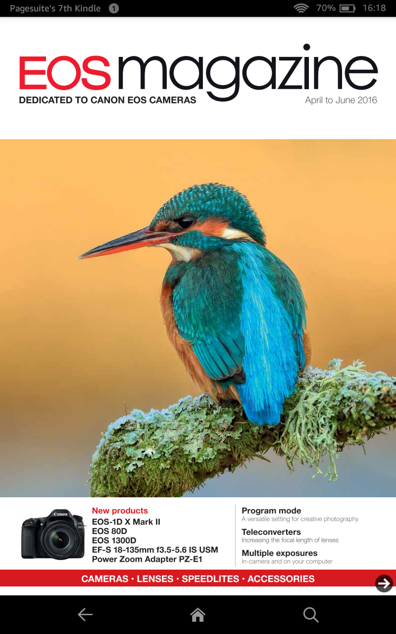 EOS magazine(Kindle Tablet Edition) - App on Amazon Appstore