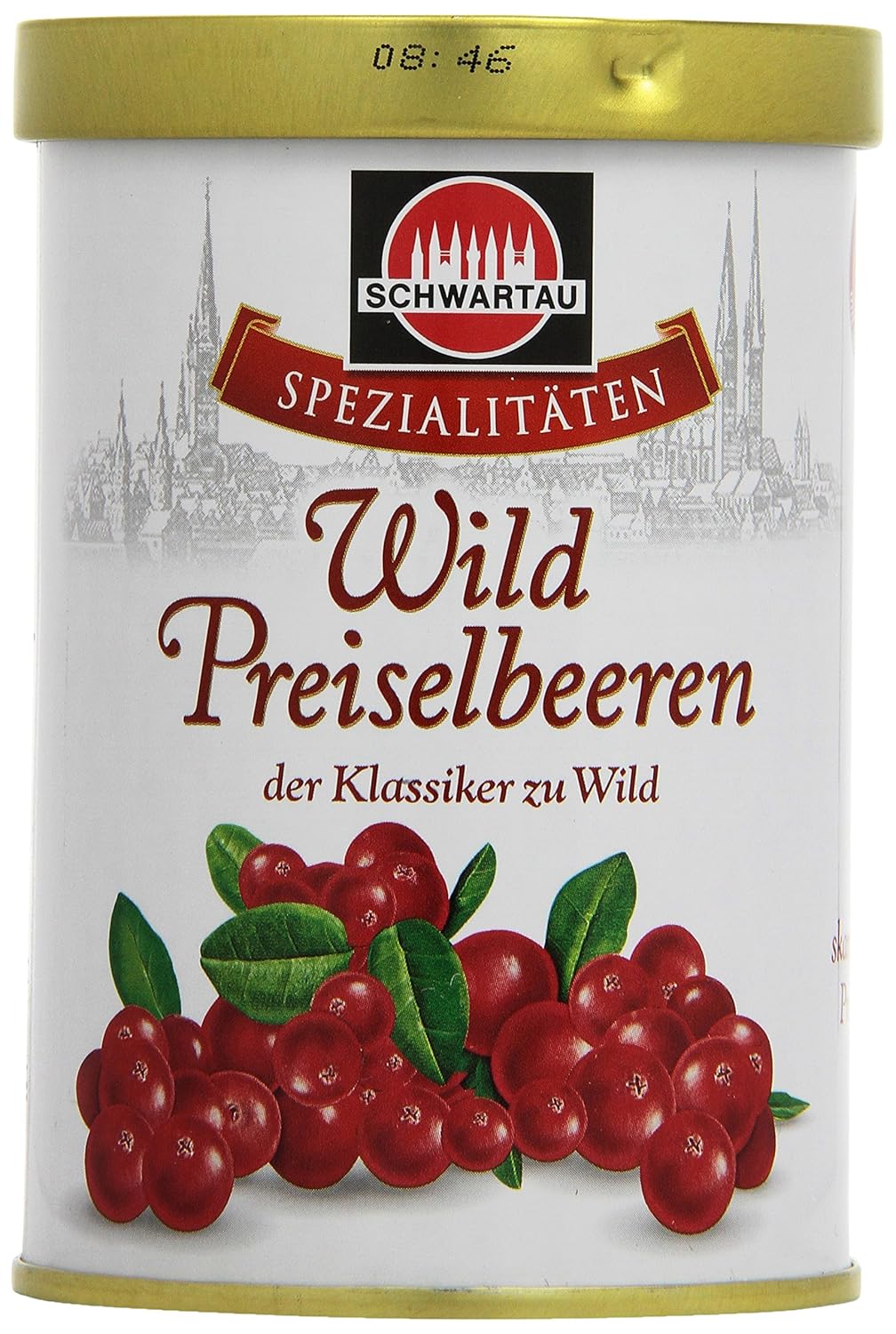 Schwartau Spezialitäten Wildpreiselbeeren, der Klassiker zu Wild, 330 g ...