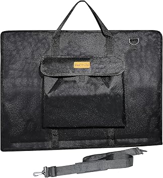 Amazon.com: MeetYr Life Lightweight Art Briefcase 24"x18" Black Art ...